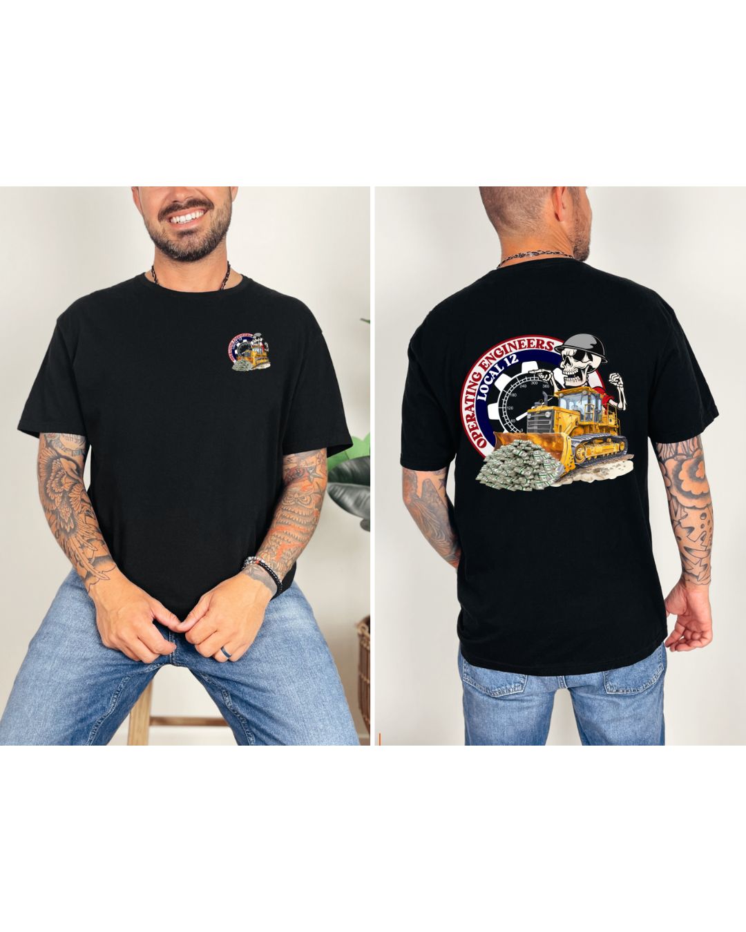 Operating Engineers IUOE The Working Class with front pocket design an ...